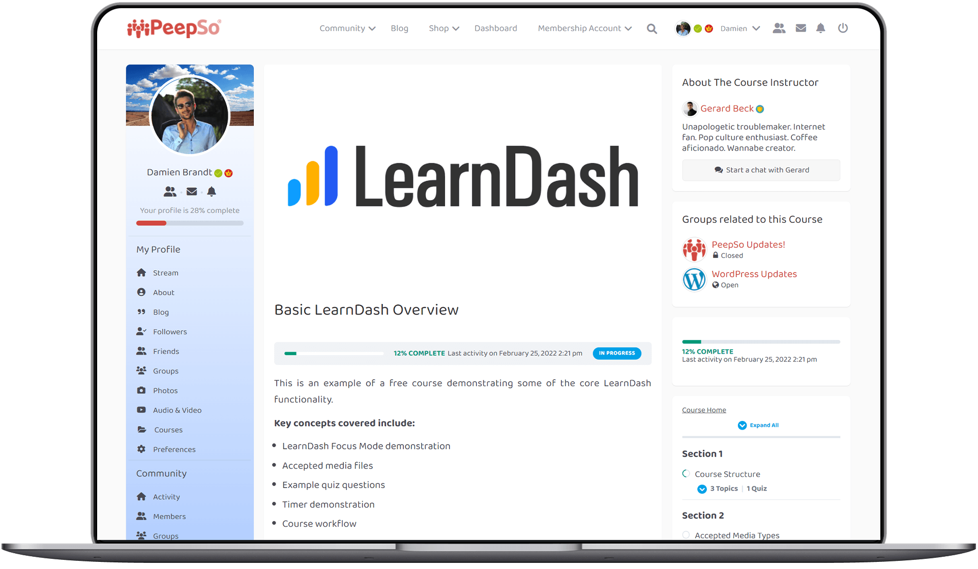 PeepSo for E-Learning | PeepSo